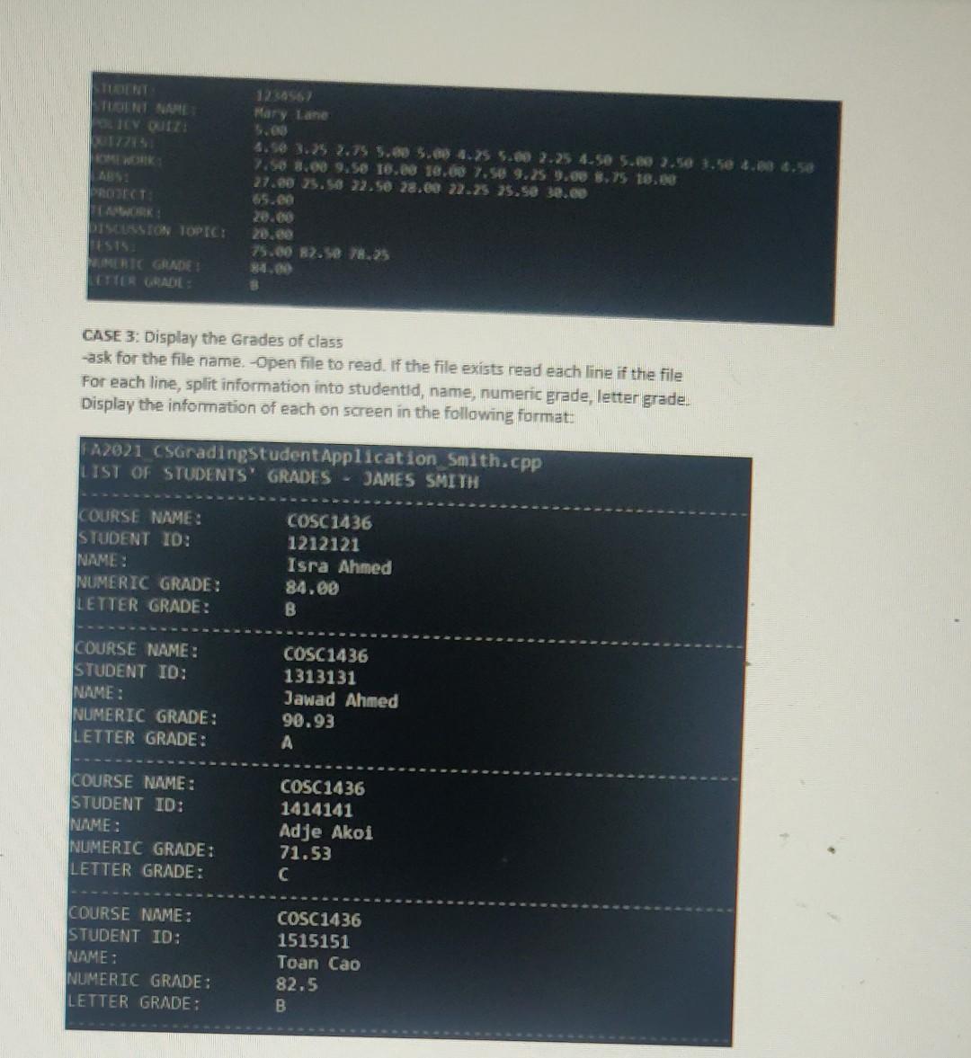 Solved Prowide pseudo-code and the Ct+ application that | Chegg.com