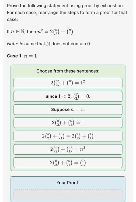 Solved N, then n2=2(n2)+(n1). Assume that N does not contain | Chegg.com