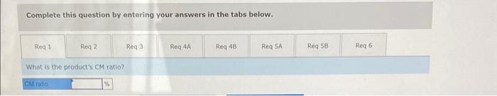 Solved Problem 5-23 (Algo) CVP Applications; Contribution | Chegg.com