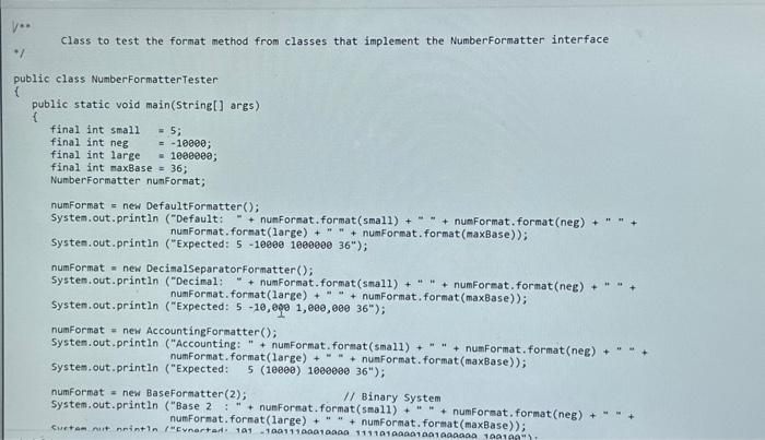 Solved Consider an interface which you should copy and | Chegg.com