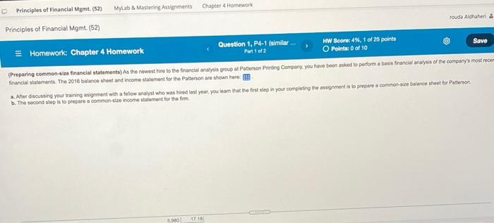Solved Mylab & Mastering Assignments Chapter 4 Homework | Chegg.com