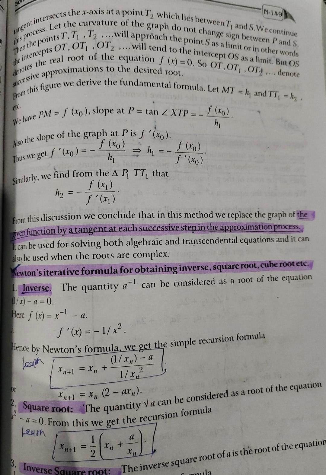 Solved Successive approximations are given by x2,x3,…,xn+1, | Chegg.com