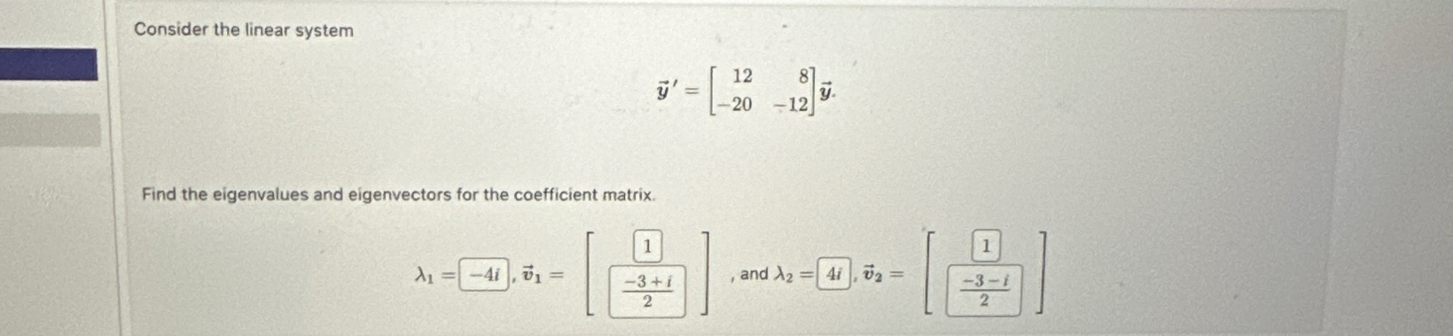 Solved Consider the linear | Chegg.com