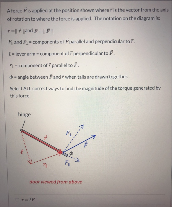 Solved What factors determine the torque generated by a | Chegg.com