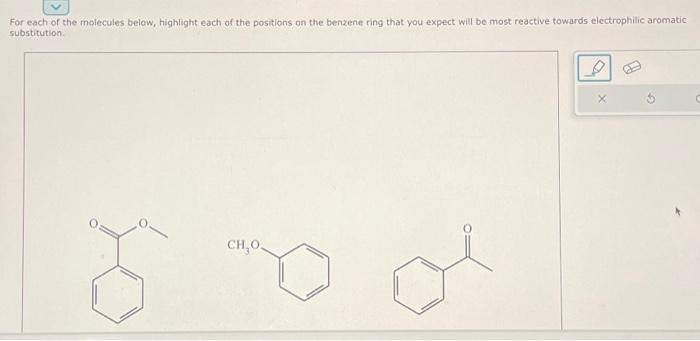 Solved For each of the molecules below, highlight each of | Chegg.com