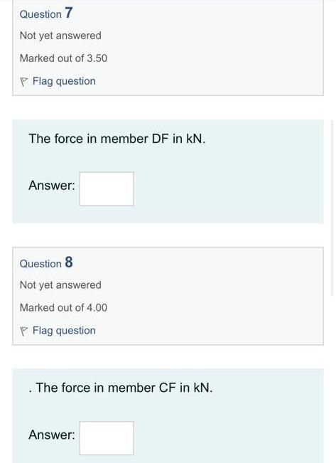 Solved Question 6 Not yet answered Marked out of 2.00 Flag | Chegg.com