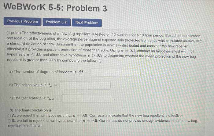 Solved WebWork 5-5: Problem 3 Previous Problem Problem List | Chegg.com Solved WebWork 5-5: Problem 3 Previous Problem Problem List | Chegg.com