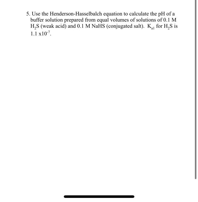 Solved PreLab −pH and Buffers 1. Give the definition of a | Chegg.com