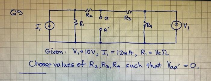 Solved Q10 + BiBi loc Voc vi 3 R₂ 1 오 Val Given: B = 75 V-IV | Chegg.com