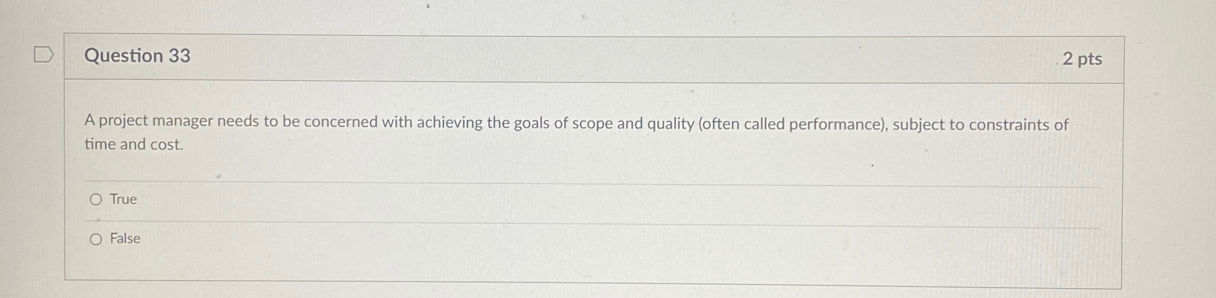 Solved Question 332 ﻿ptsA project manager needs to be | Chegg.com