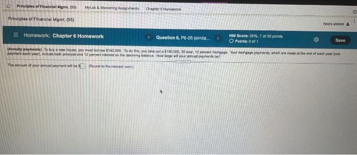 Solved Principles of Financial Mgmt (55) Mylab & Mastering | Chegg.com