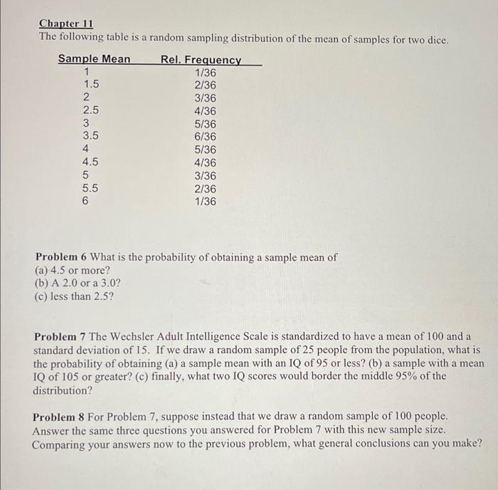 Solved a Chapter 11 The following table is a random sampling | Chegg.com