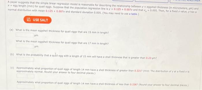 Solved A Paper Suggests That The Simple Linear Regression
