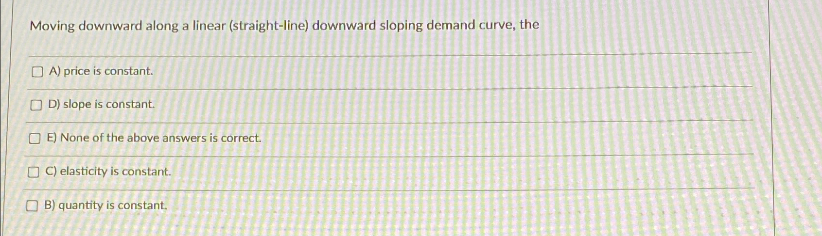 Solved Moving downward along a linear (straight-line) | Chegg.com
