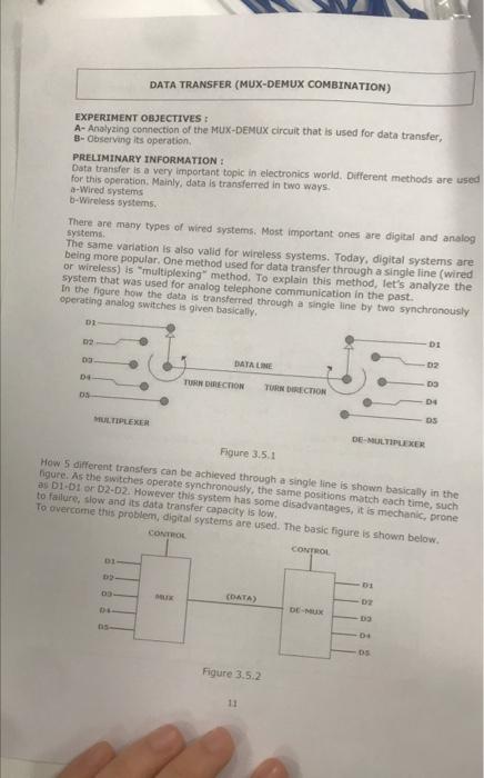 Solved EXPERIMENT OBJECTIVES : A- Analyzing connection of | Chegg.com