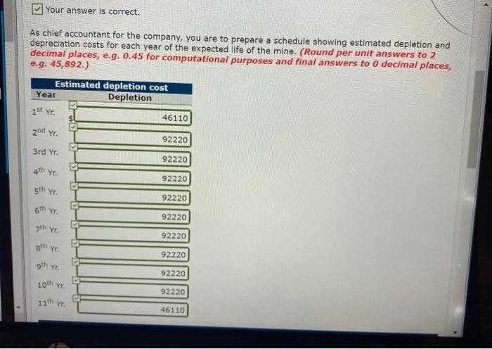Solved Problem 11-05 (Part Level Submission) Swifty Mining | Chegg.com