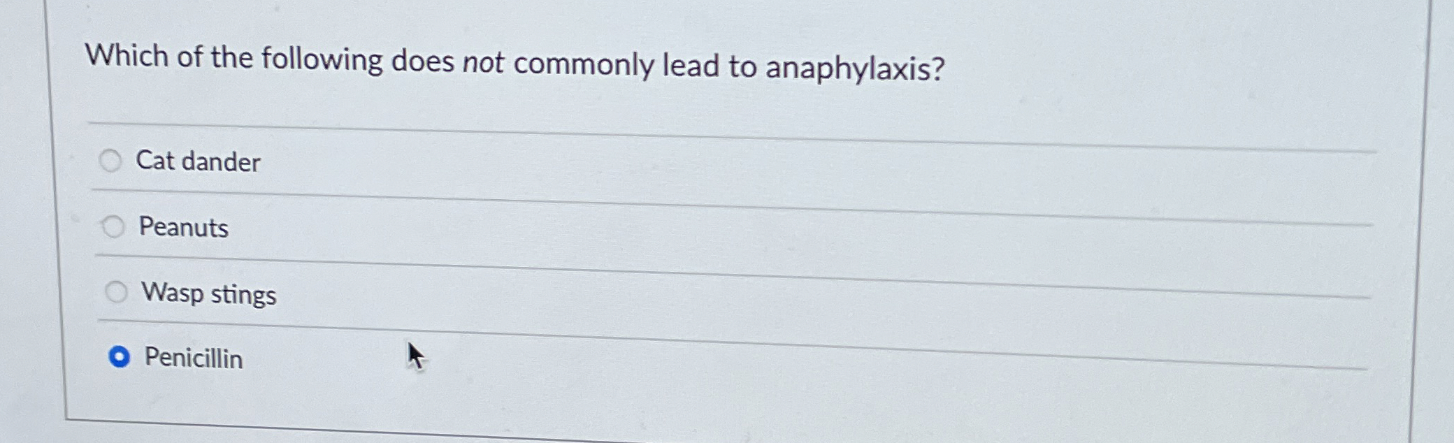 Solved Which of the following does not commonly lead to | Chegg.com