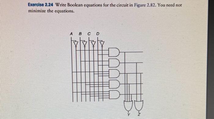 Solved Exercise 2 13 Simplify The Following Boolean