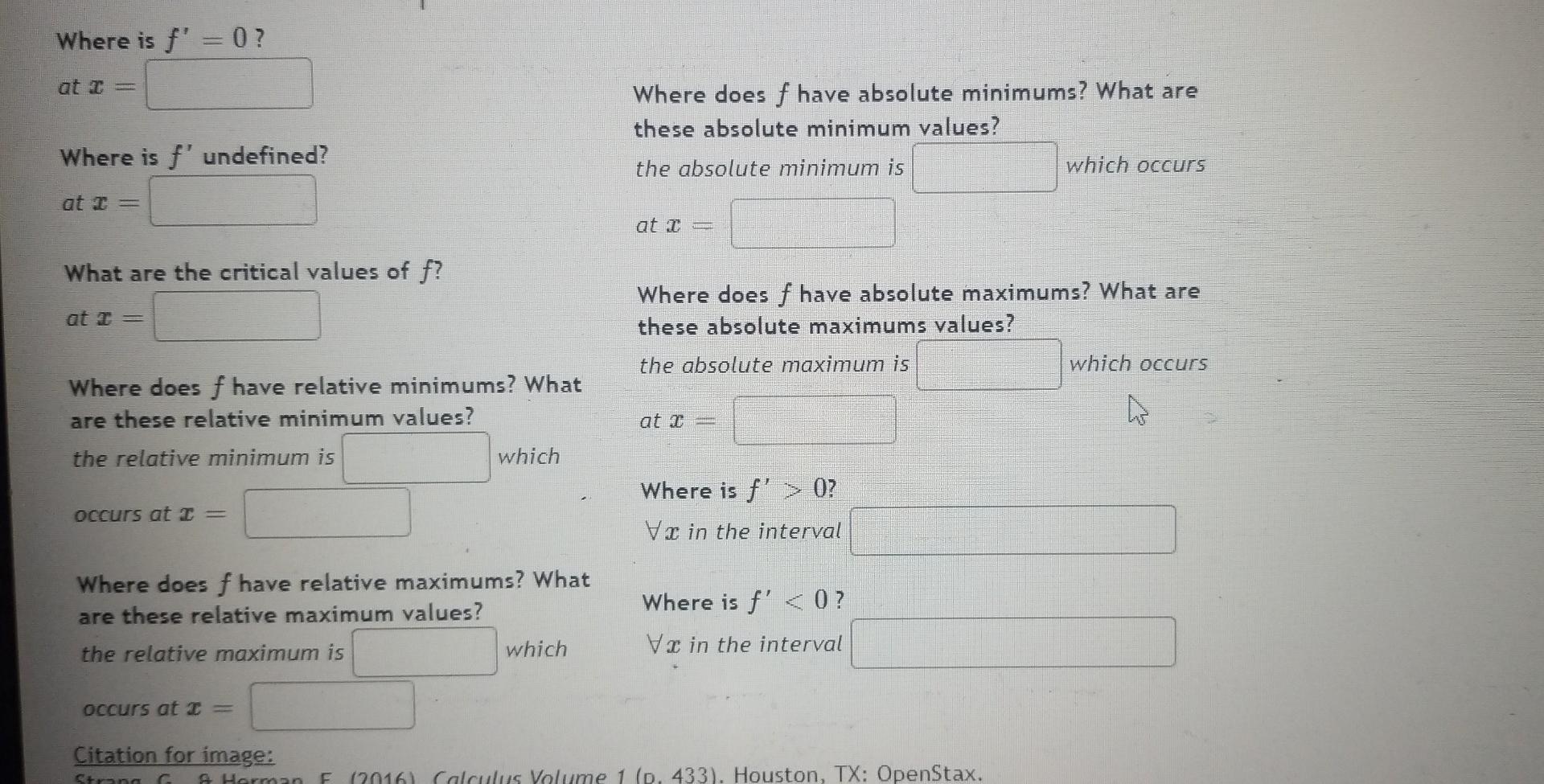 Solved If there are no such values, type DNE. If there are | Chegg.com