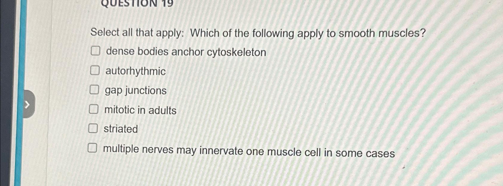 Solved Select all that apply: Which of the following apply | Chegg.com