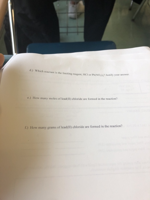 Solved Revision 3 UU 2015 LC CHE 169 Exp. #2 LIMITING | Chegg.com