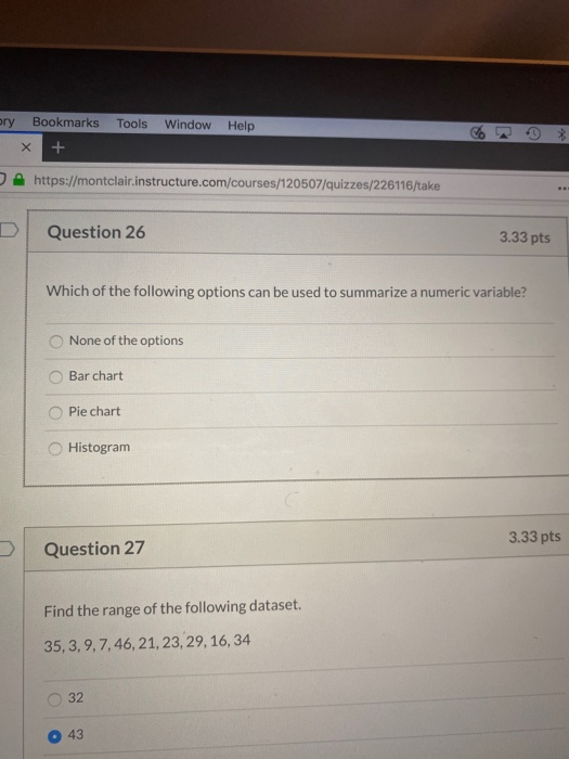 Solved Tools Window Help ory x Bookmarks + | Chegg.com