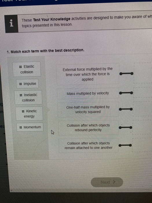 Solved These Test Your Knowledge activities are designed to | Chegg.com