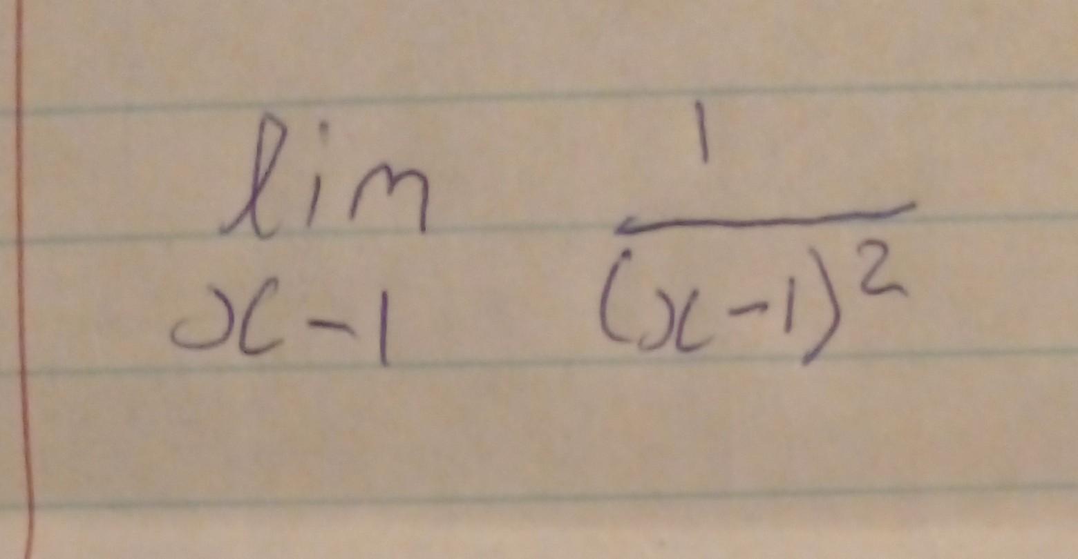 Solved limx→1(x−1)21limx→1(x−1)21 | Chegg.com