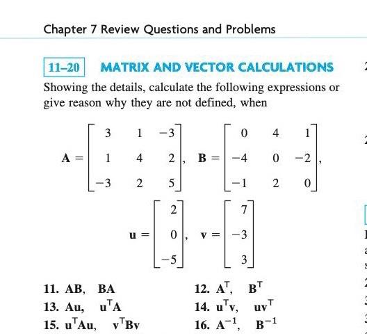 Solved question 16-find the inverse using both adjoint | Chegg.com