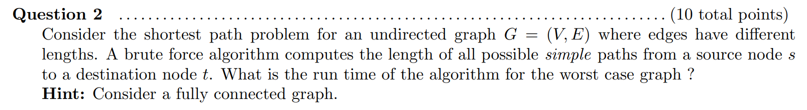 Solved Answer the following question. Explain! | Chegg.com