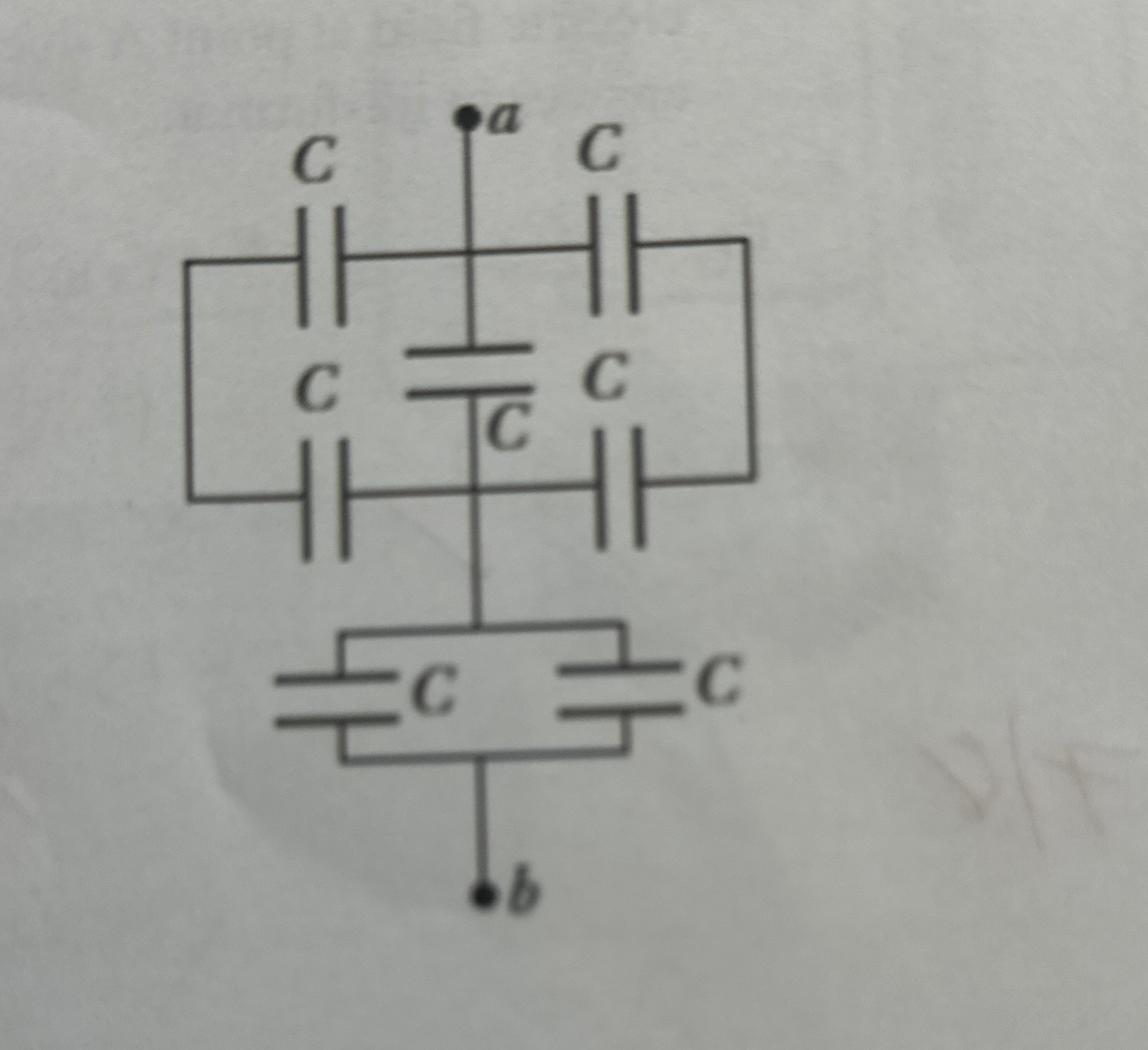Solved For the circuit components shown below,C=10 ﻿mF. | Chegg.com