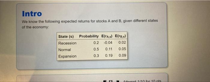 Solved Attempt 1/10 for 10 pts. Part 3 What is the standard | Chegg.com