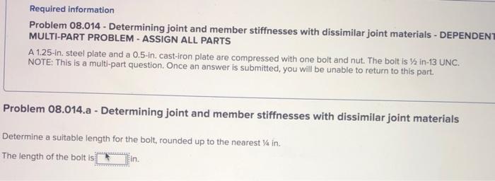 Solved Required information Problem 08.014 - Determining | Chegg.com