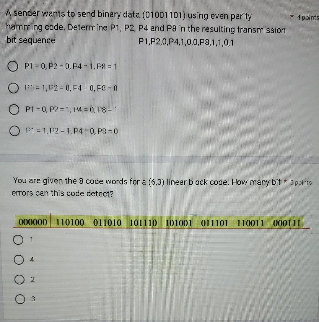 Solved A sender wants to send binary data (01001101) using | Chegg.com