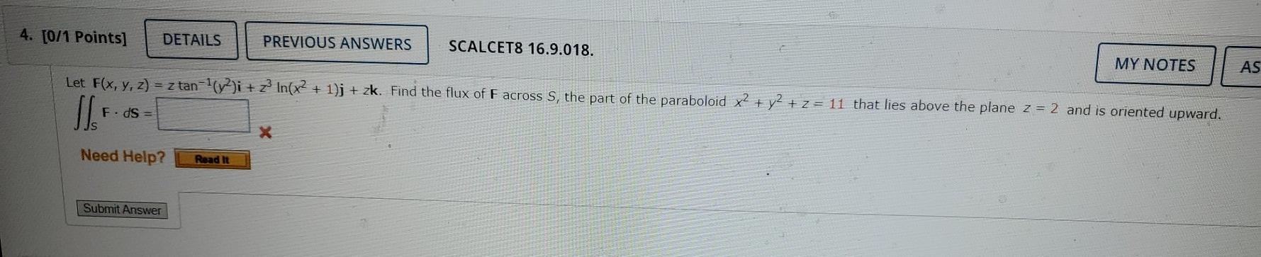 Solved 4. [0/1 Points] DETAILS PREVIOUS ANSWERS SCALCET8 | Chegg.com