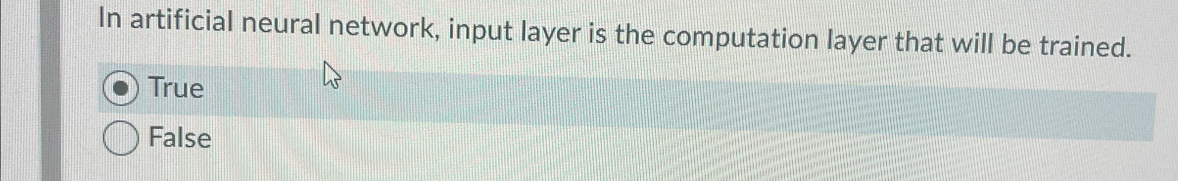 Solved In Artificial Neural Network Input Layer Is The 7722