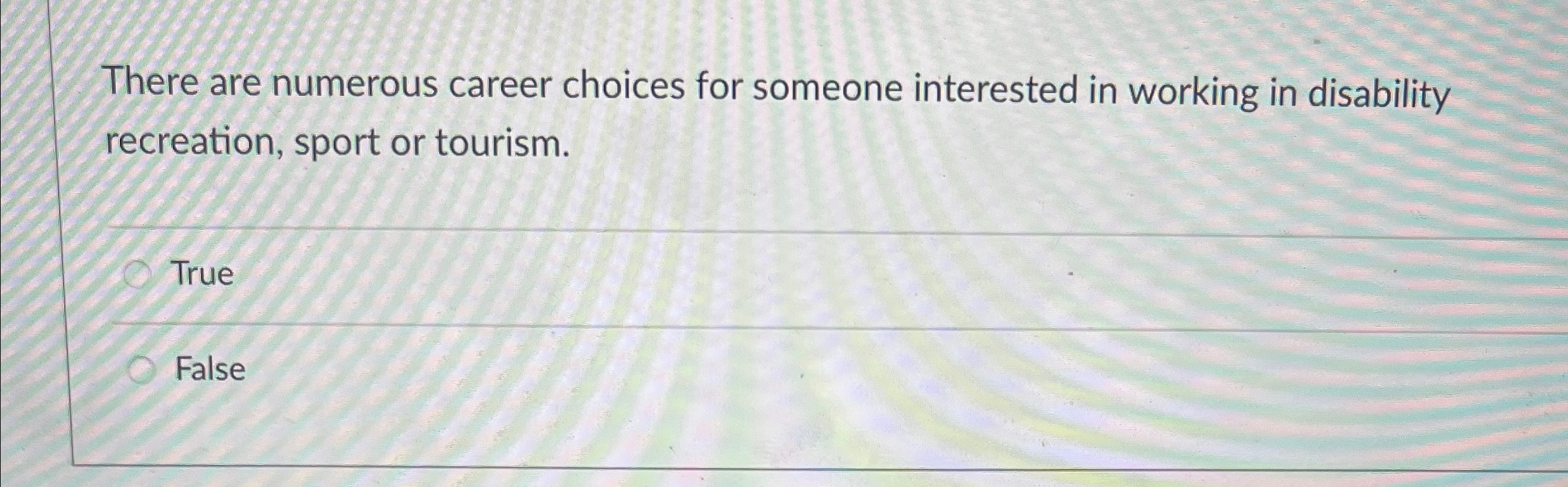 Solved There are numerous career choices for someone | Chegg.com