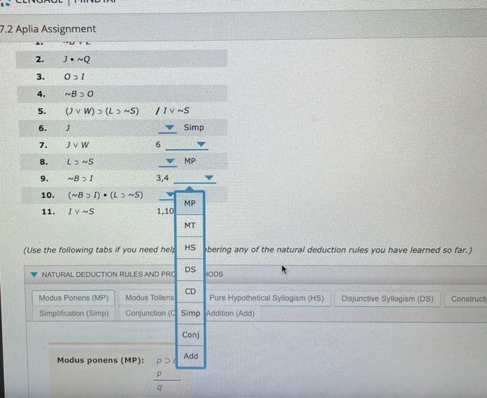 Solved 7.2 Aplia Assignment conclusion statement should | Chegg.com