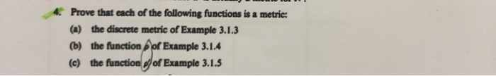 4. Prove that each of the following functions is a | Chegg.com