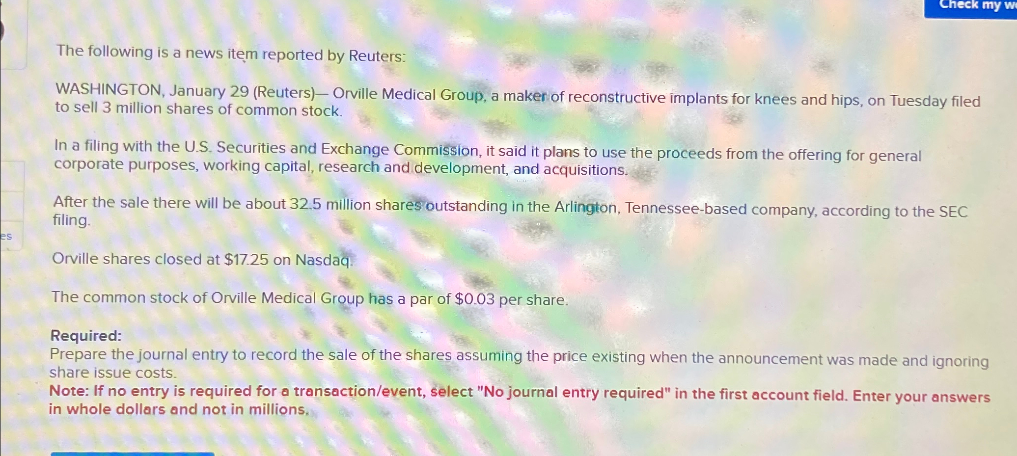 Solved The following is a news item reported by | Chegg.com