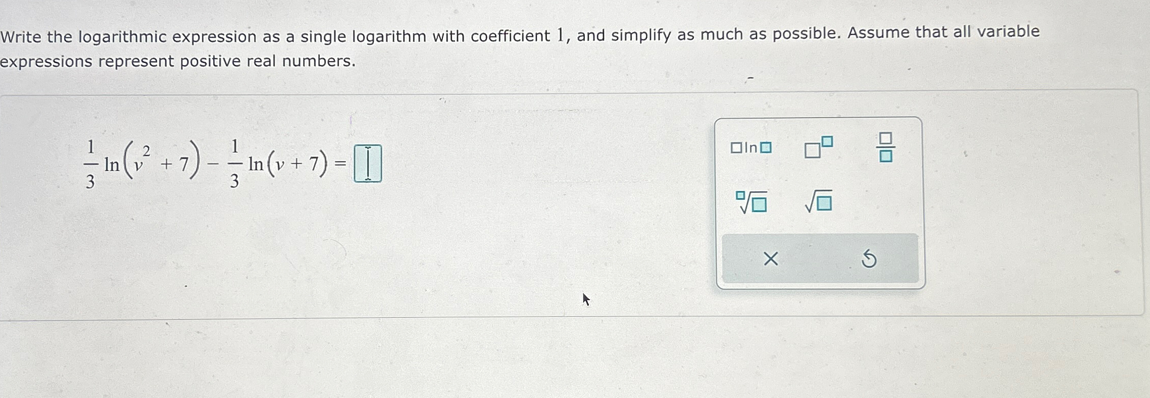 Solved Write the logarithmic expression as a single | Chegg.com