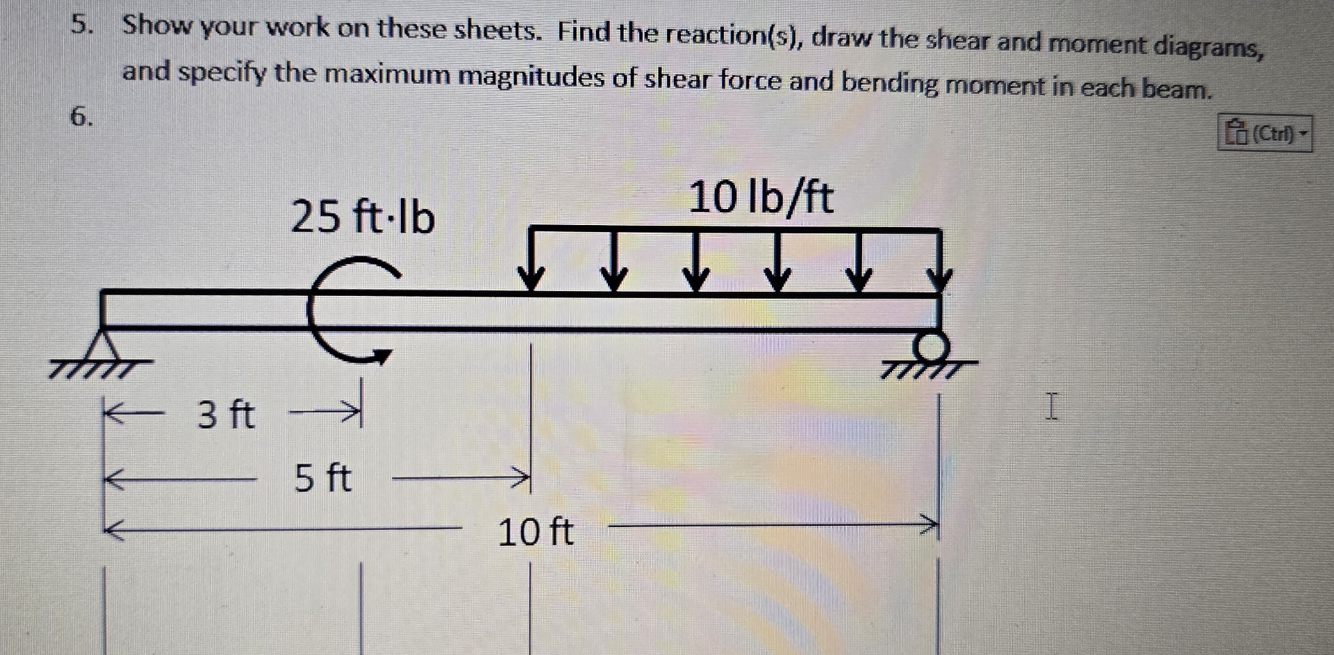 Solved Show your work on these sheets. Find the reaction(s), | Chegg.com