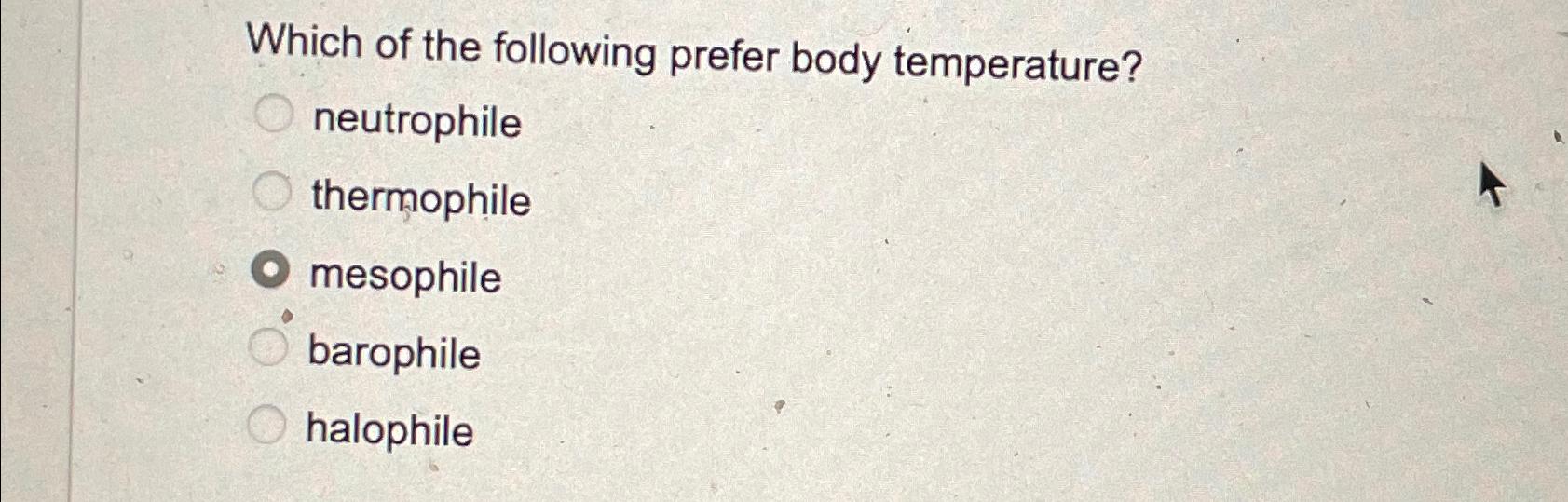Solved Which of the following prefer body | Chegg.com