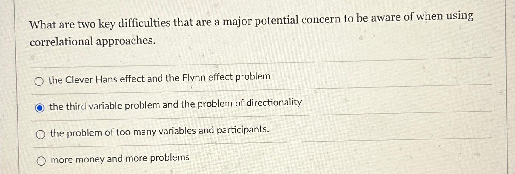 Solved What are two key difficulties that are a major | Chegg.com