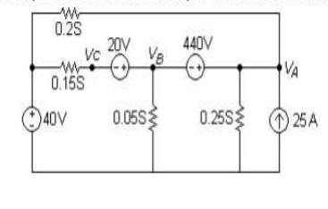 Solved Given the following circuit: a) Express VB and Vc in | Chegg.com