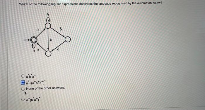 Solved Which of the following regular expressions describes | Chegg.com