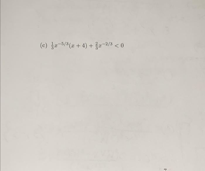 Solved Solve the following inequalities by first factoring | Chegg.com