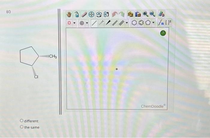 Solved - Use the wedge/hash bond tools to indicate | Chegg.com