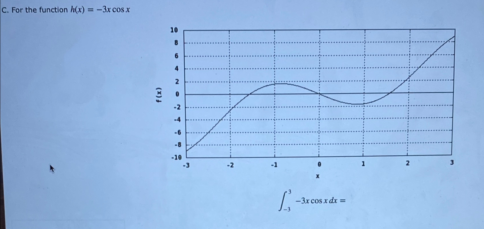 Solved For each exercise below, evaluate the definite | Chegg.com