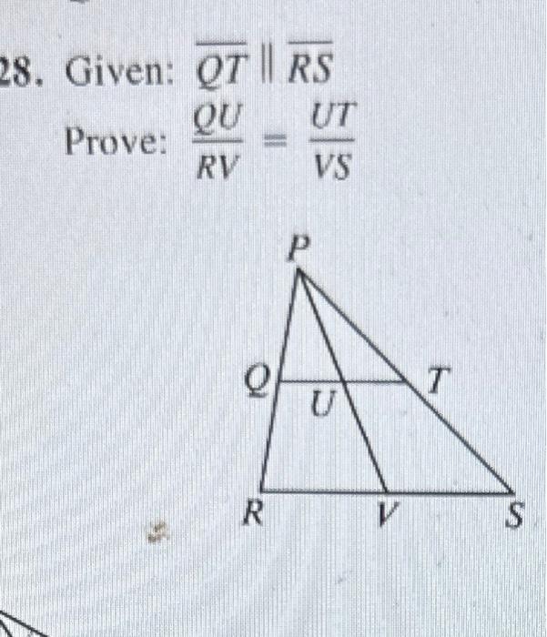 Solved RVQU=VSUT | Chegg.com